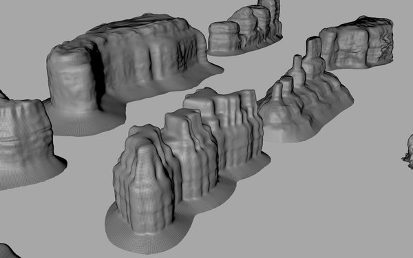 3D redrock red rock model - TurboSquid 1696164