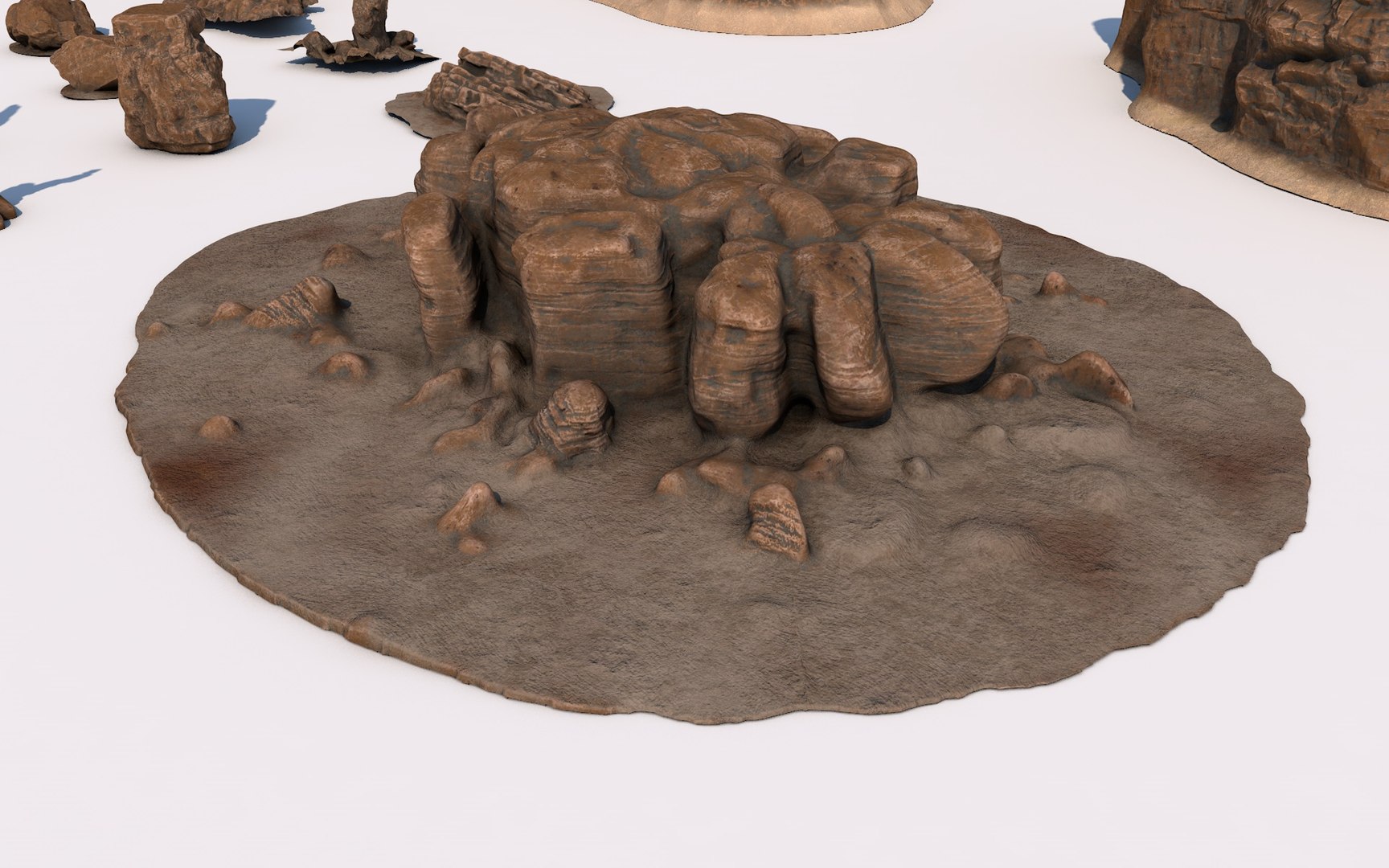 3D Redrock Red Rock Model - TurboSquid 1696164