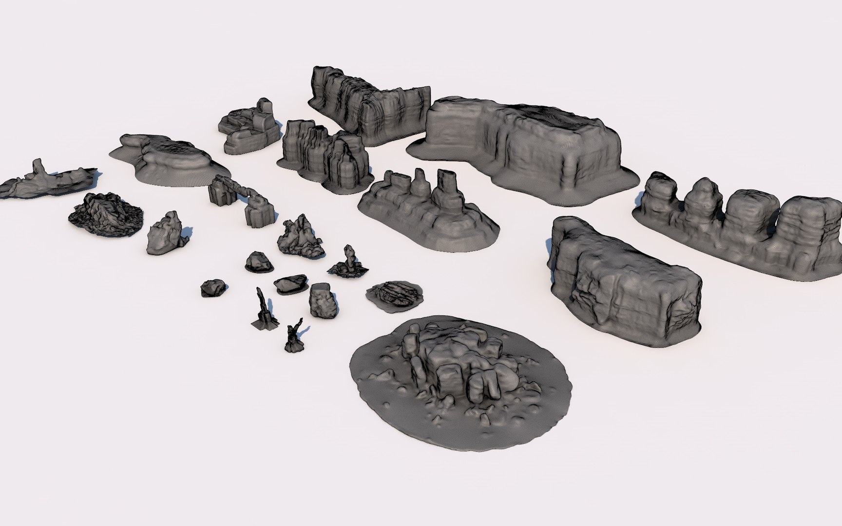 3D Redrock Red Rock Model - TurboSquid 1696164