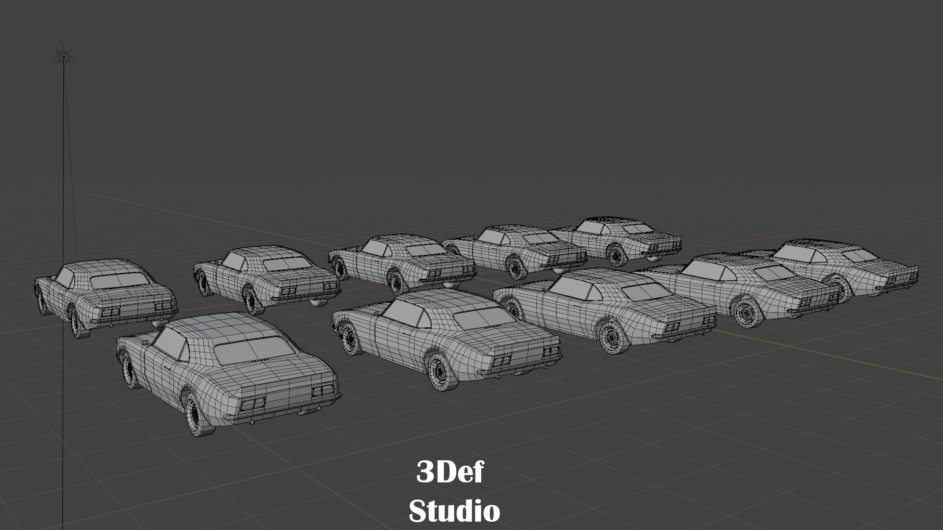 American Classic Cars 3D Model - TurboSquid 2047453