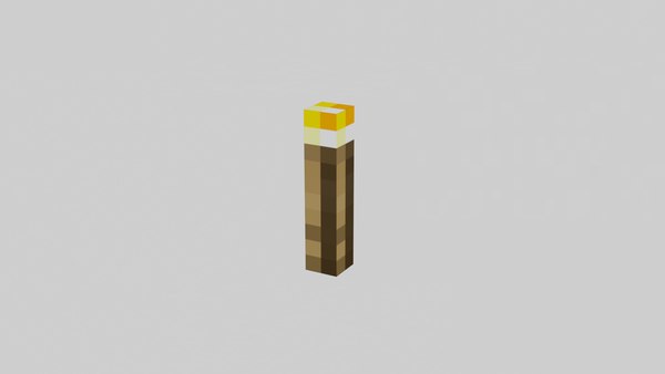 modelo 3d Torch Minecraft - TurboSquid 1984728