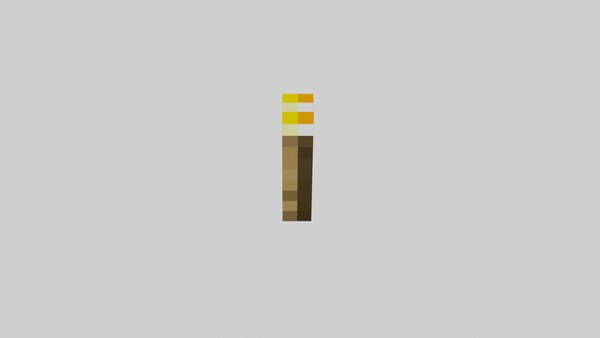modelo 3d Torch Minecraft - TurboSquid 1984728