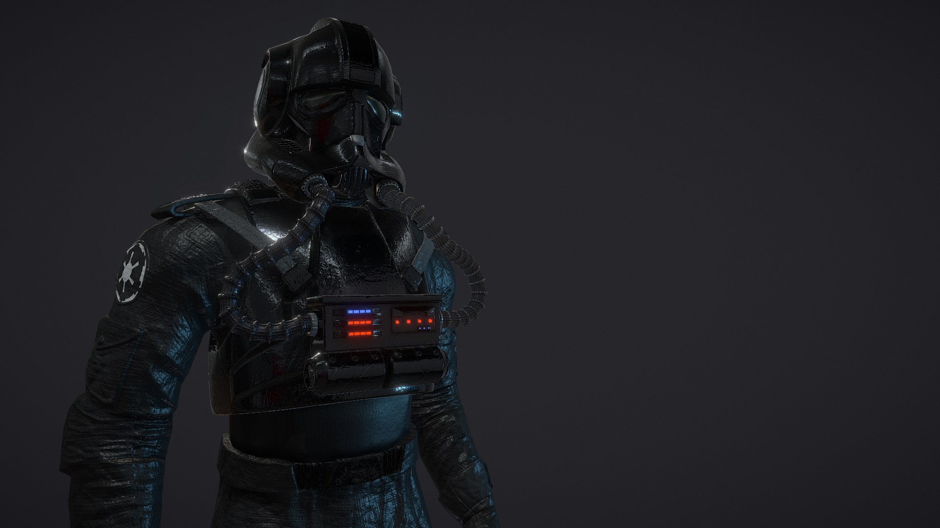 Star Wars Imperial V-wing pilot model - TurboSquid 1744038