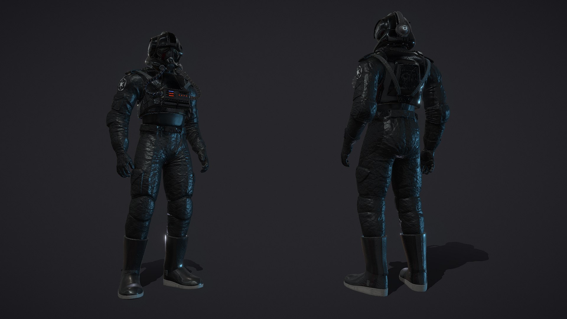 Star Wars Imperial V-wing pilot model - TurboSquid 1744038