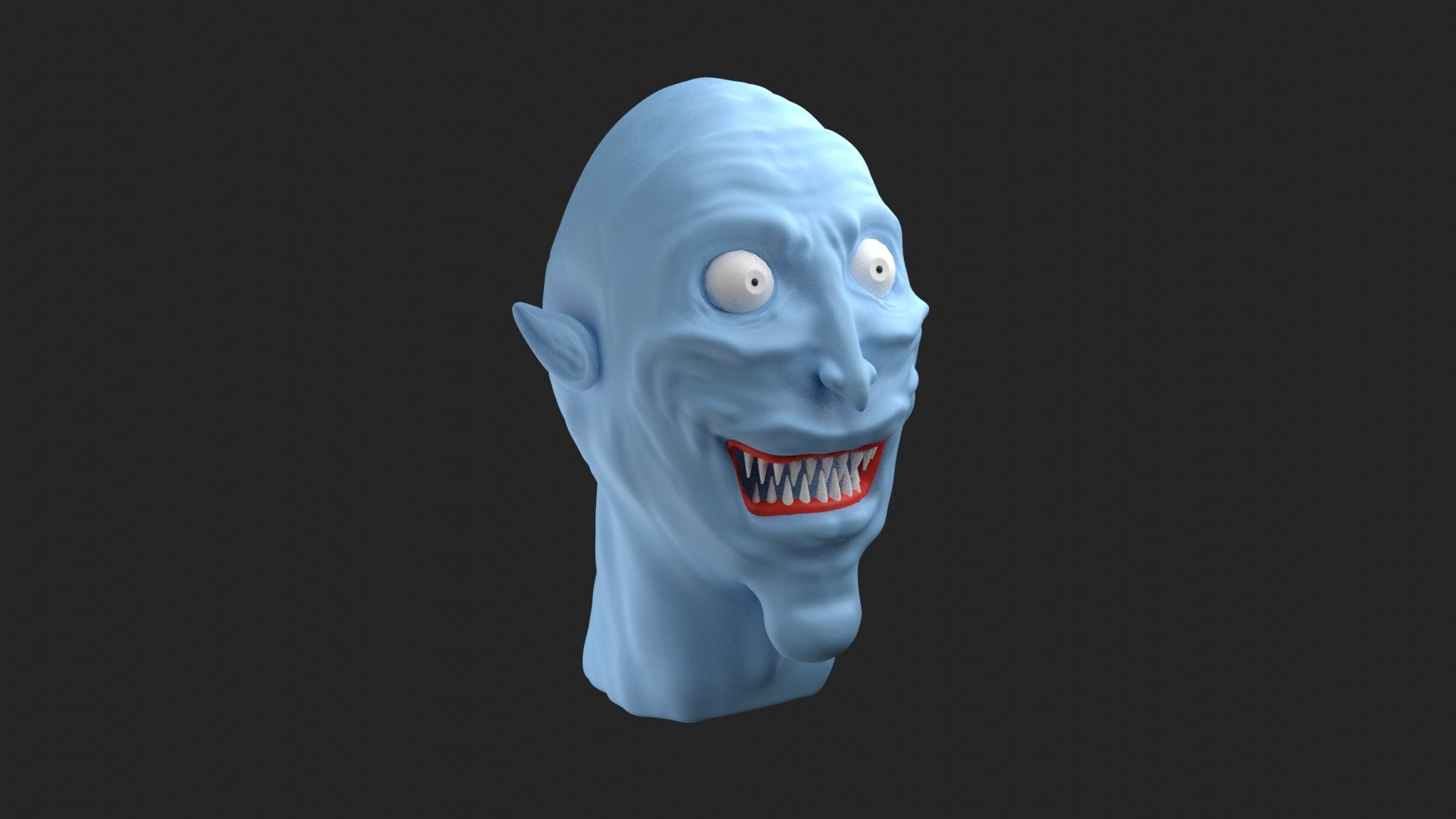3D Model Monster Face - TurboSquid 2052180