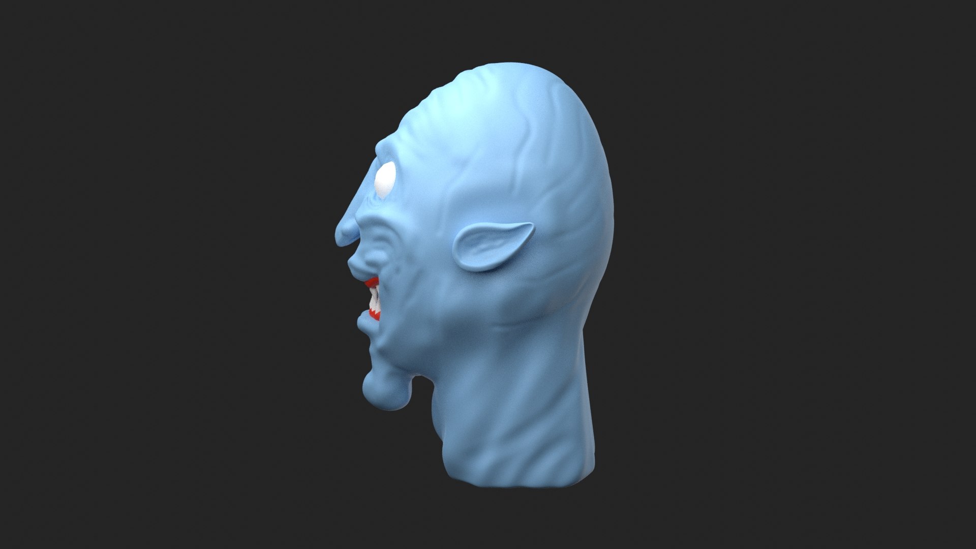 3D Model Monster Face - TurboSquid 2052180