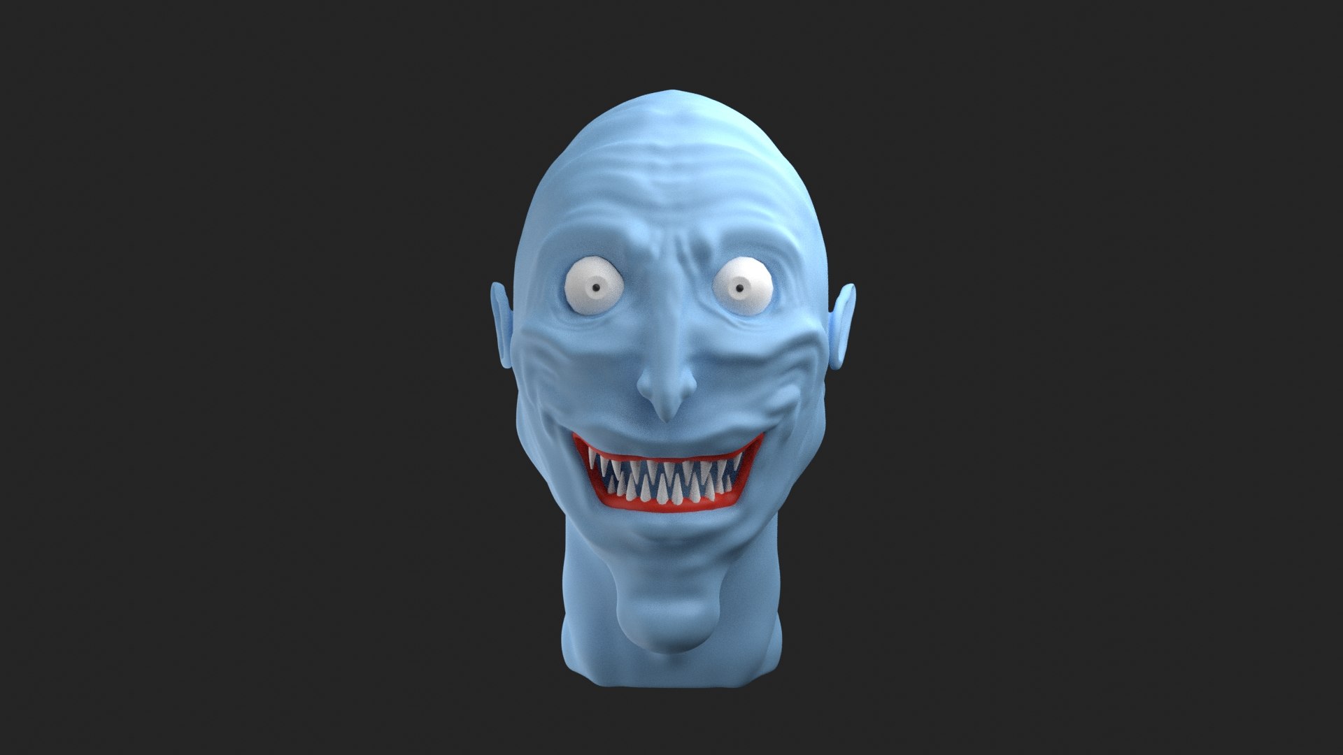 3D Model Monster Face - TurboSquid 2052180