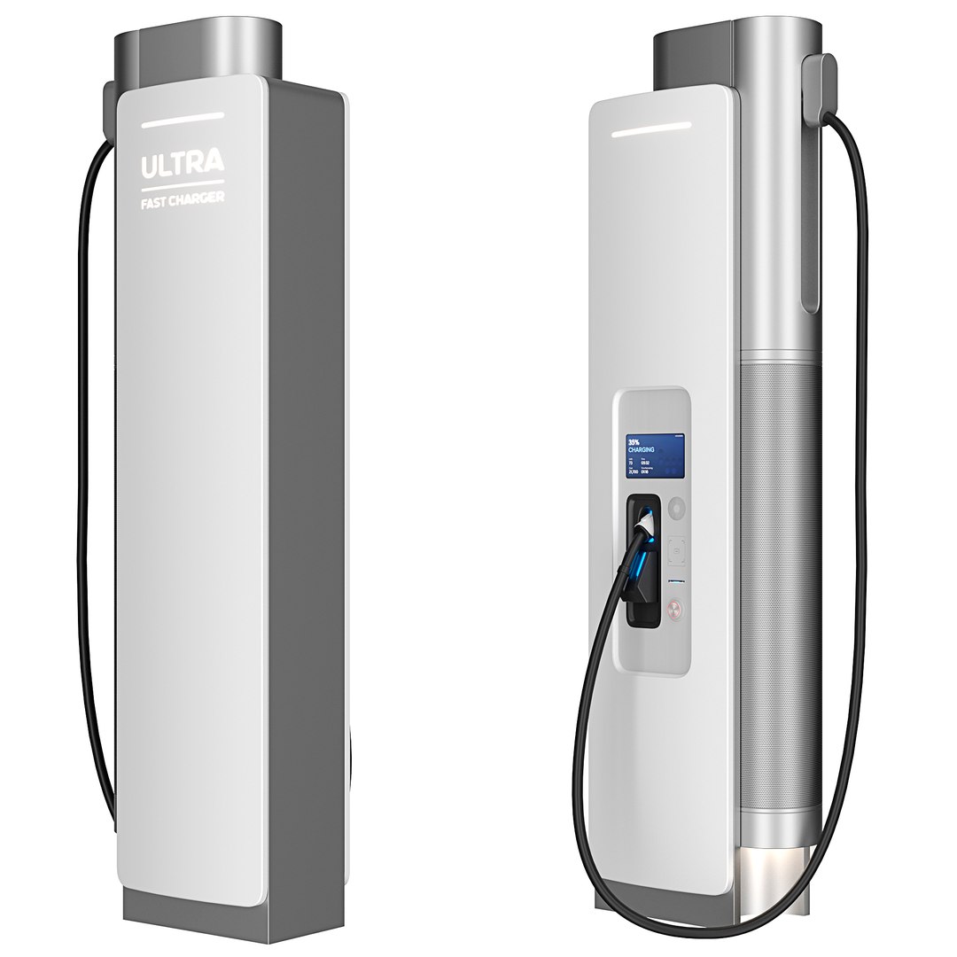 3D HYUNDAI EV Ultra Fast Charger Model - TurboSquid 1981400