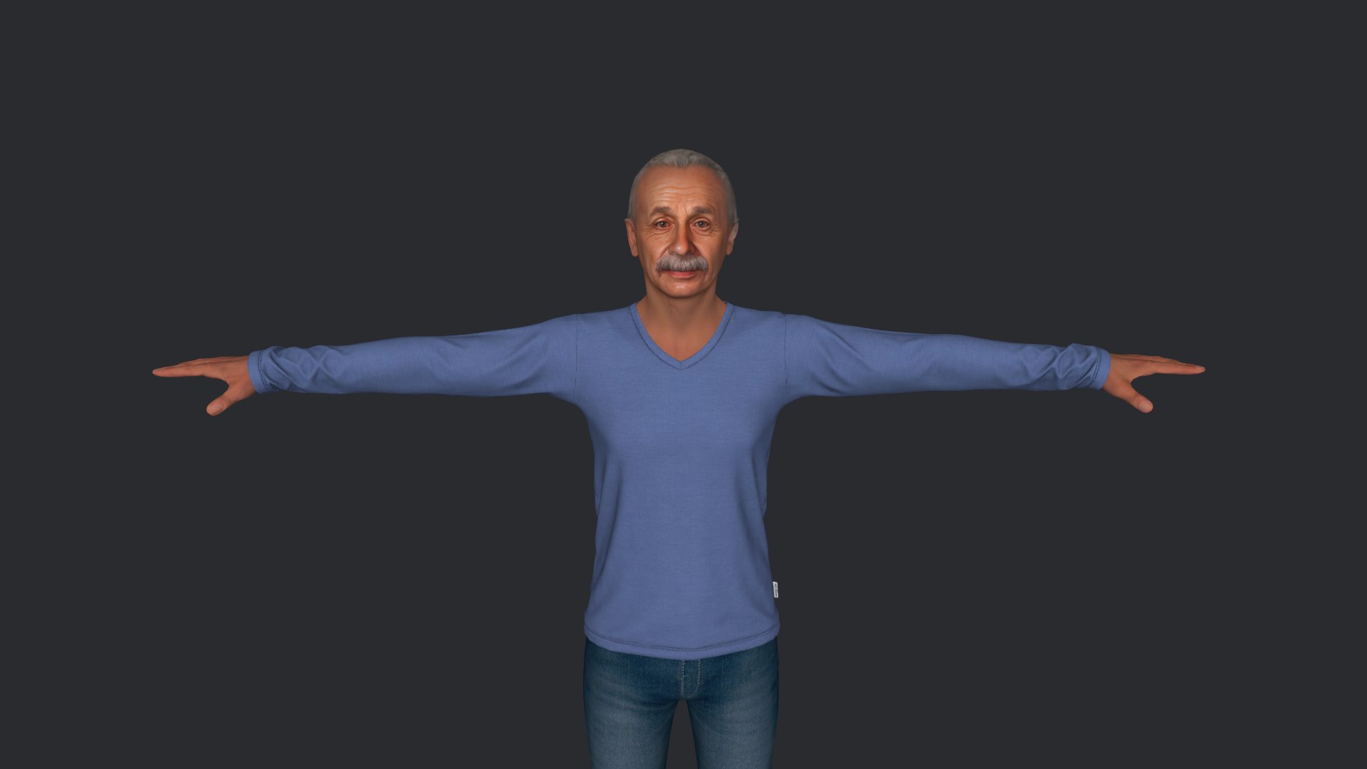 Albert Einstein Hyper Realistic Full Body Fully Rigged 3D Character 3D ...