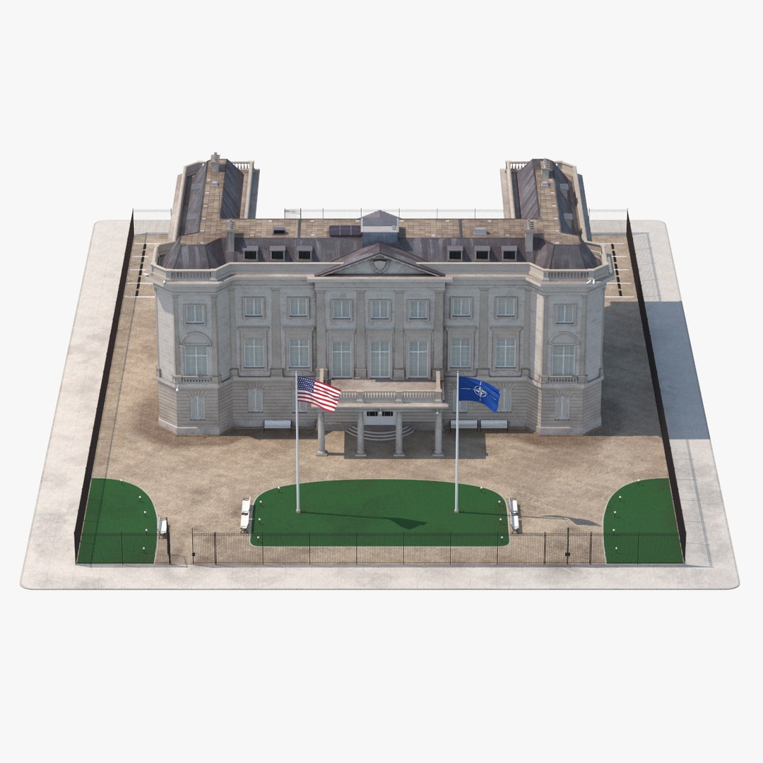 3D Embassy model - TurboSquid 2074672