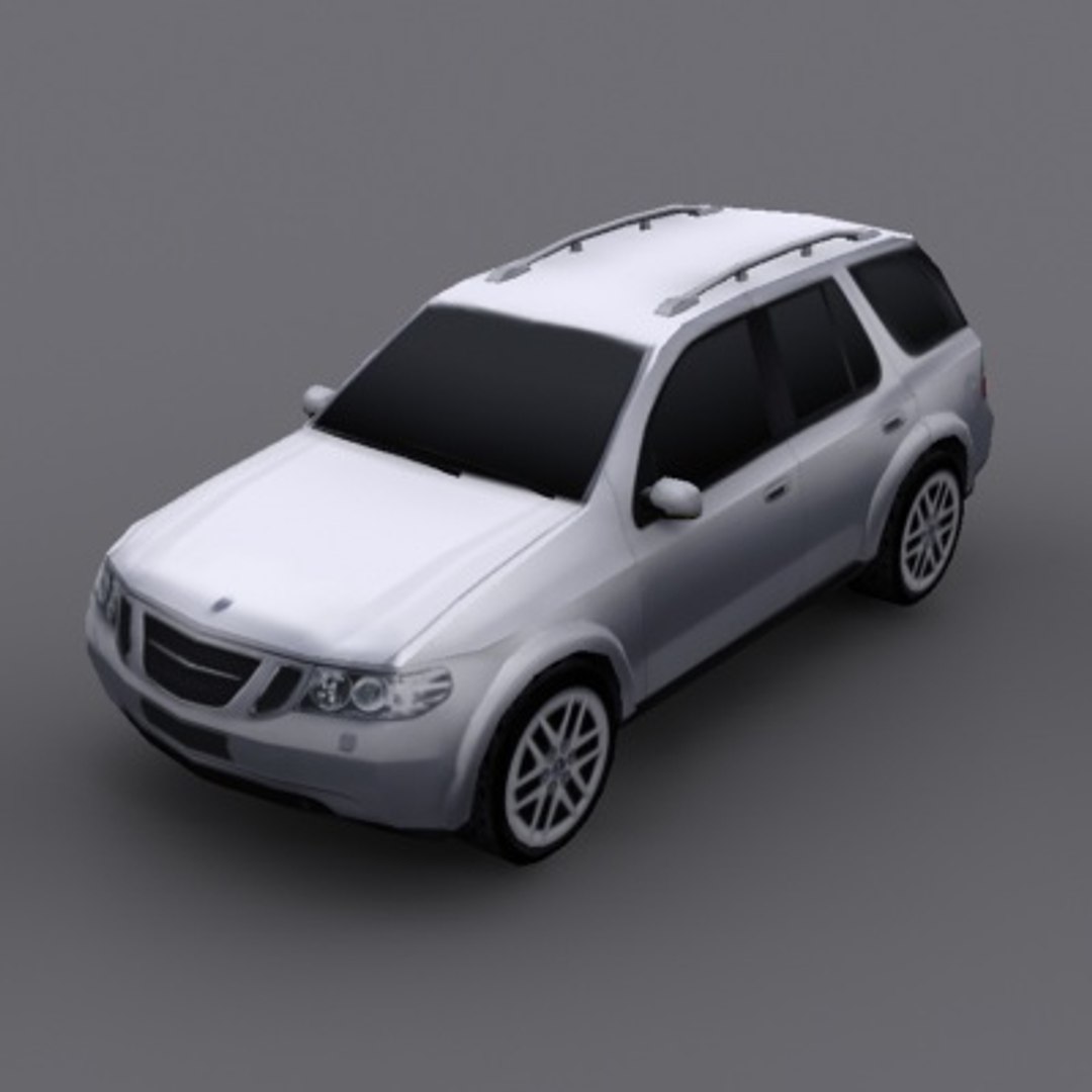 3d Saab 97x Suv Model