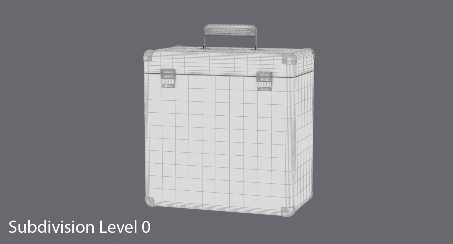 Record carrying case - 3D model - TurboSquid 1321829