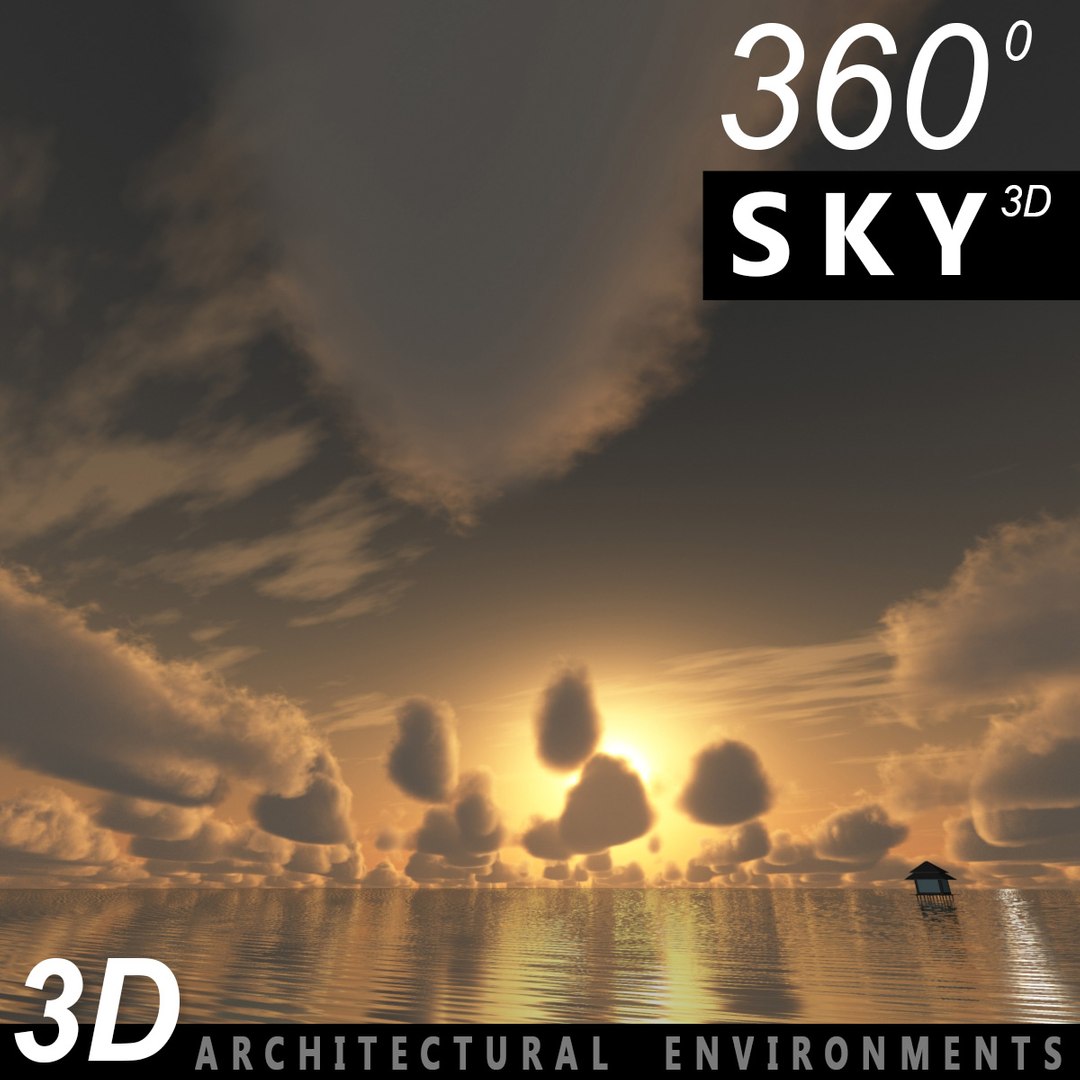 3d Sky Clouds Model