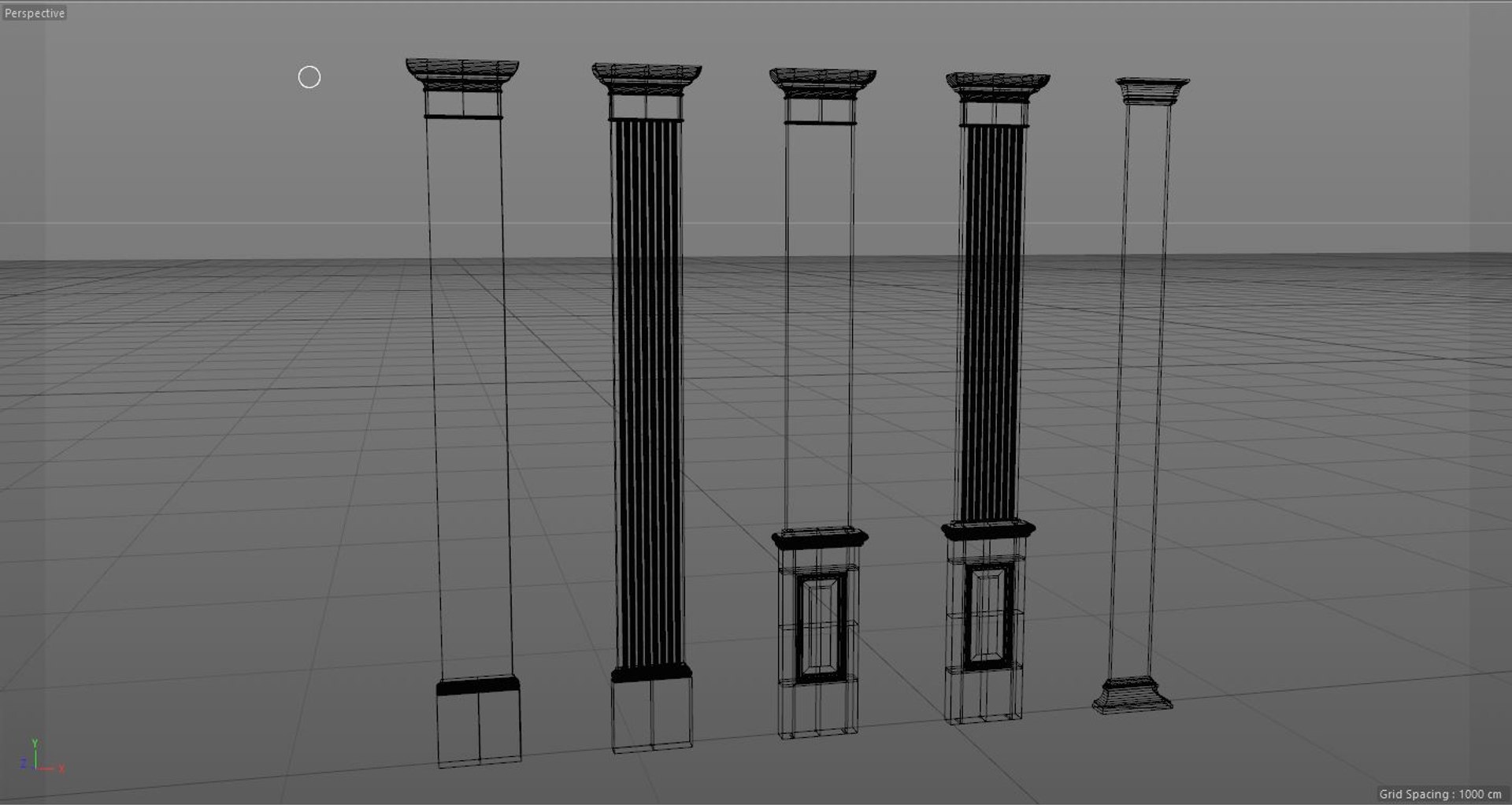 3D Column Model - TurboSquid 1472504