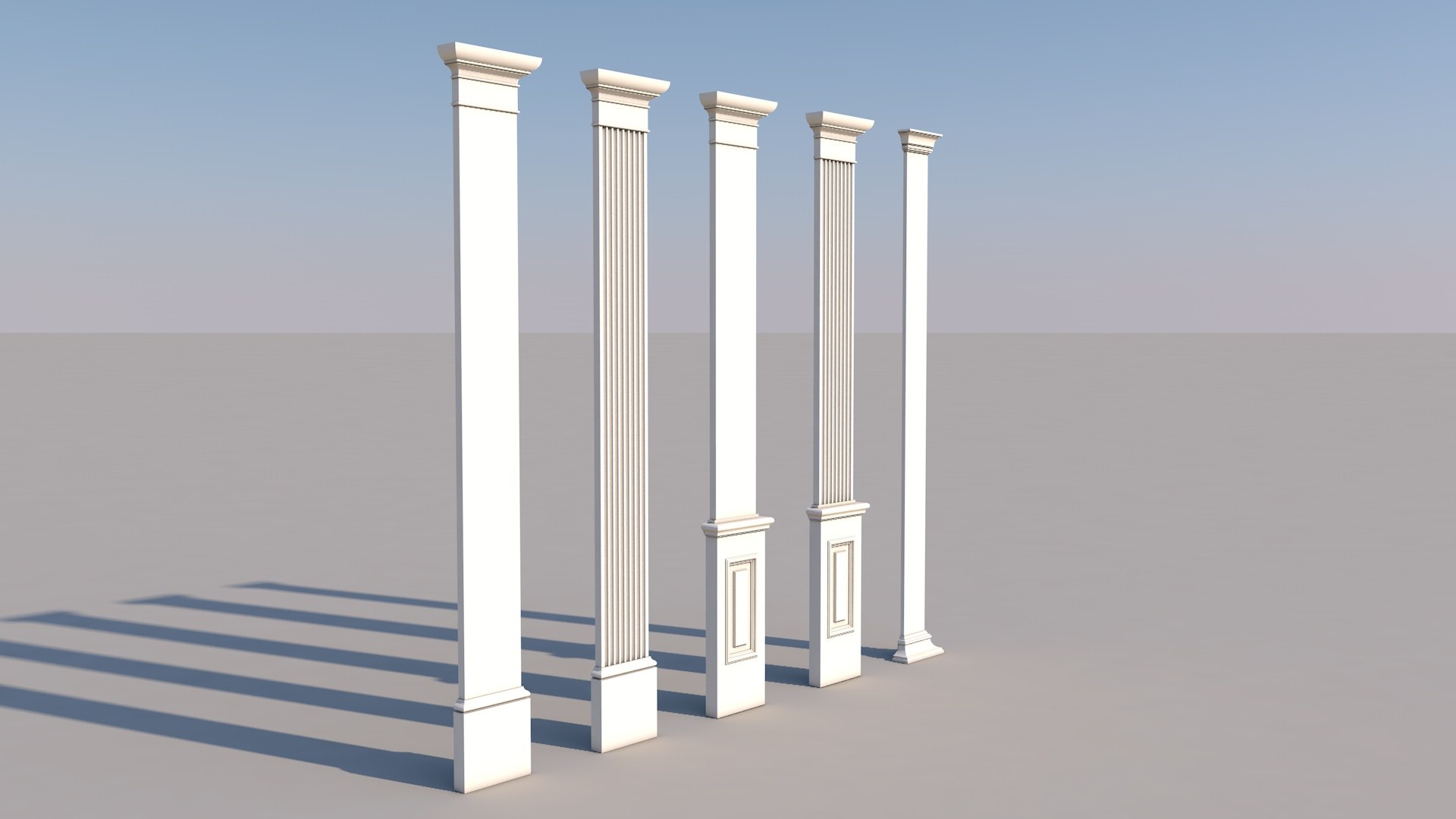 3D Column Model - TurboSquid 1472504