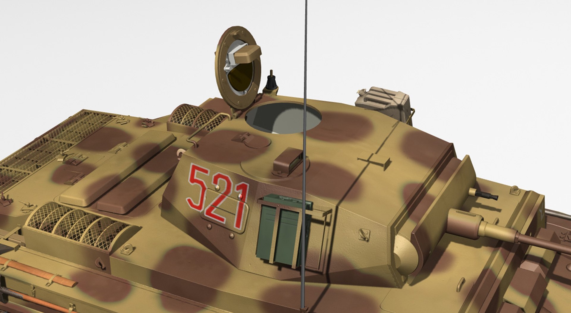 3d Light Tank Ii L Model