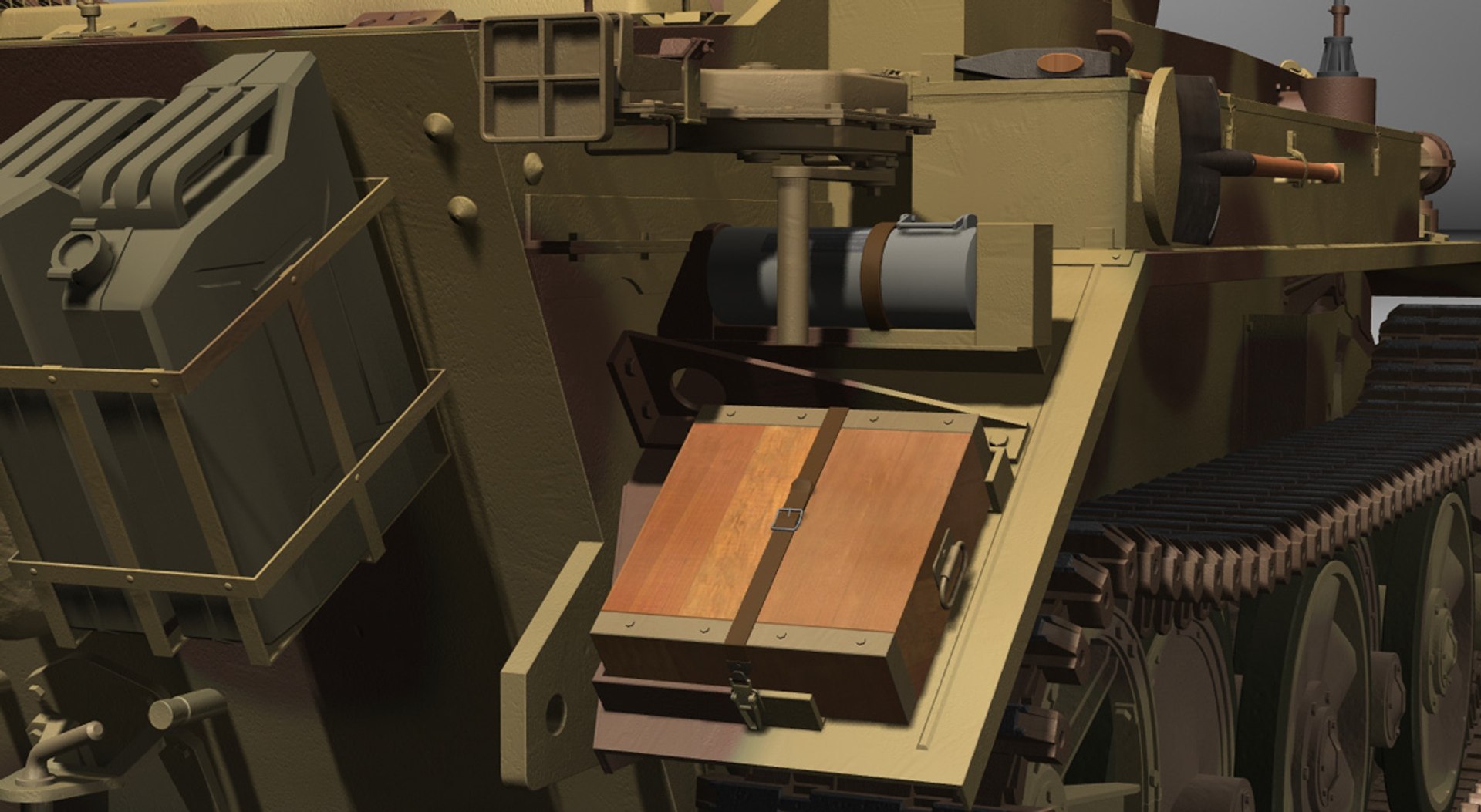 3d Light Tank Ii L Model