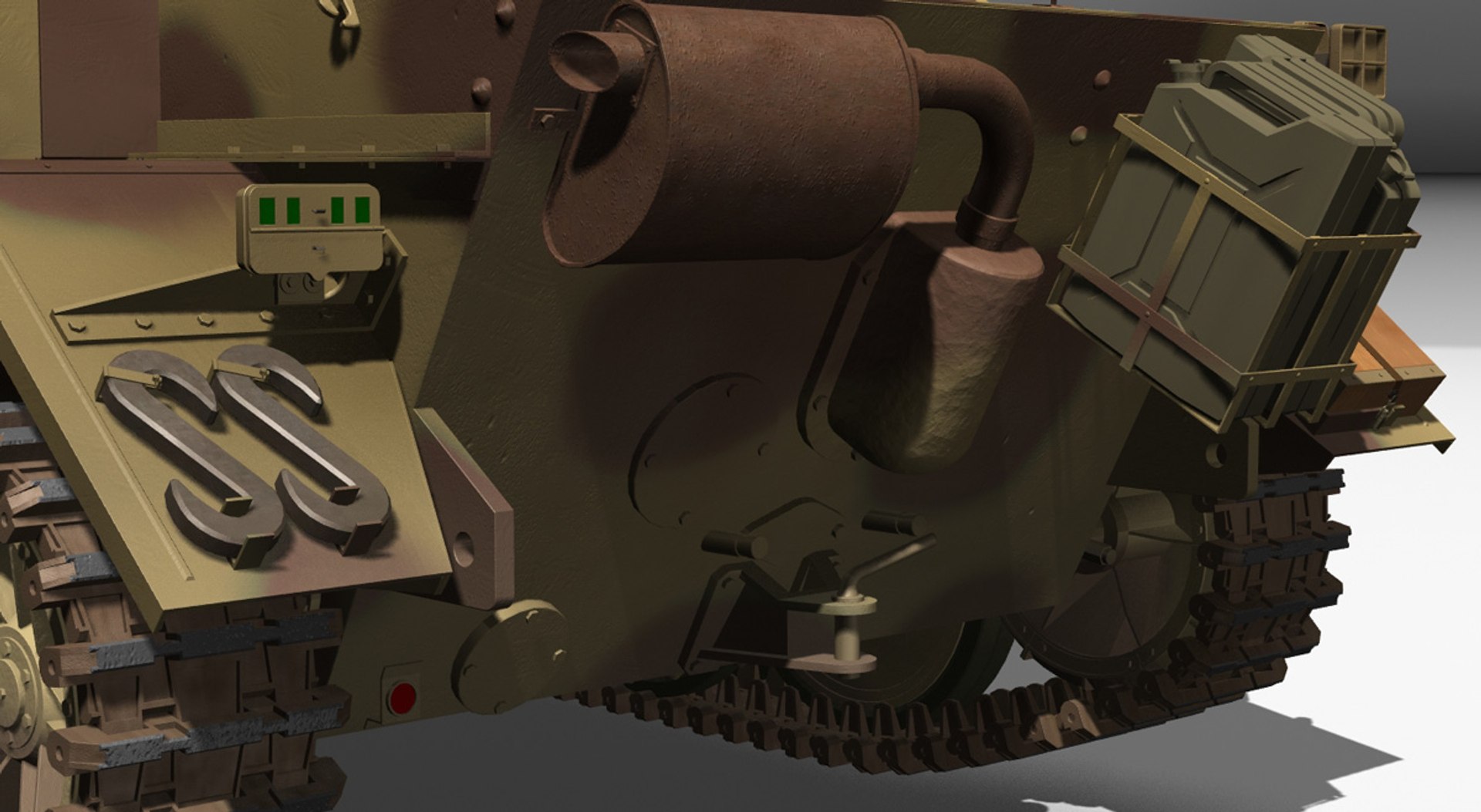 3d Light Tank Ii L Model
