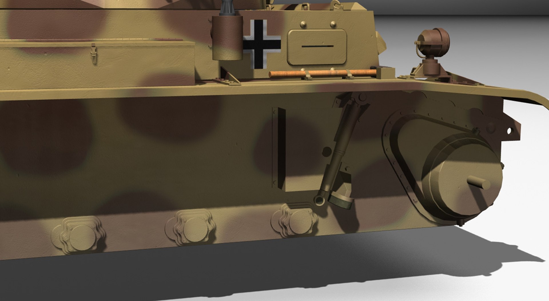 3d Light Tank Ii L Model