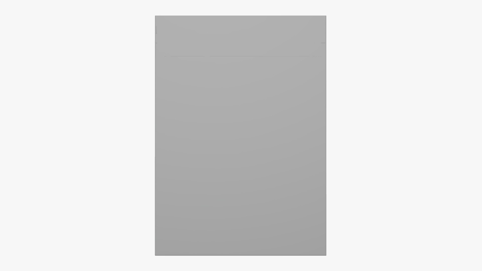 Basic Cereal Box - Geometry Only No Textures No Materials Model ...