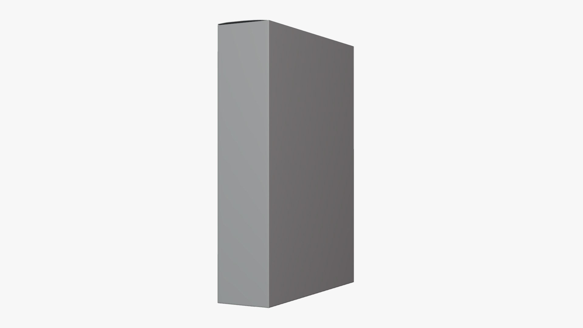 Basic Cereal Box - Geometry Only No Textures No Materials Model ...