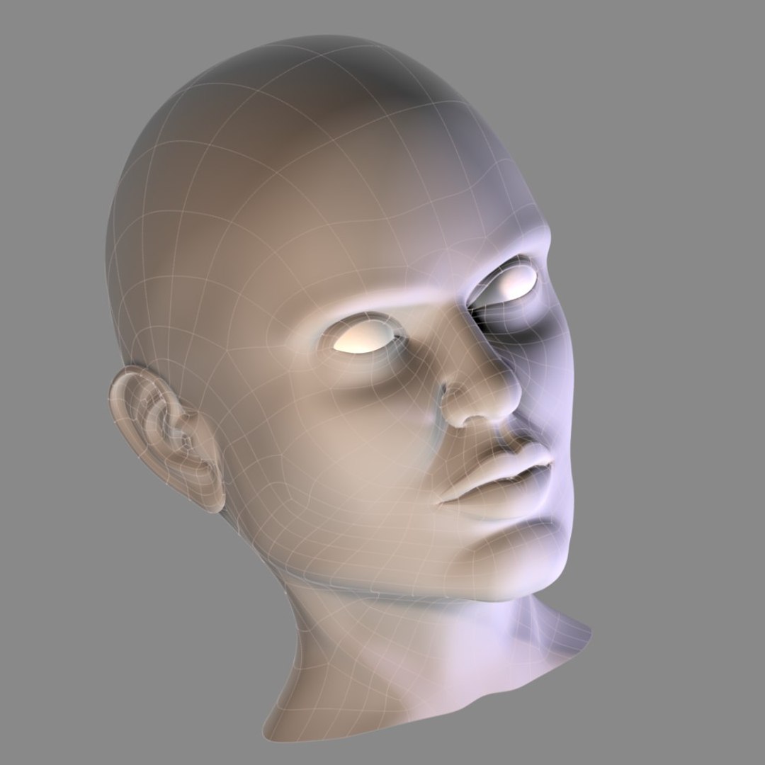 Maya Female Character Head