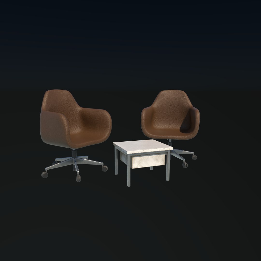 3D Swivel Chair 3D Model - TurboSquid 2362048