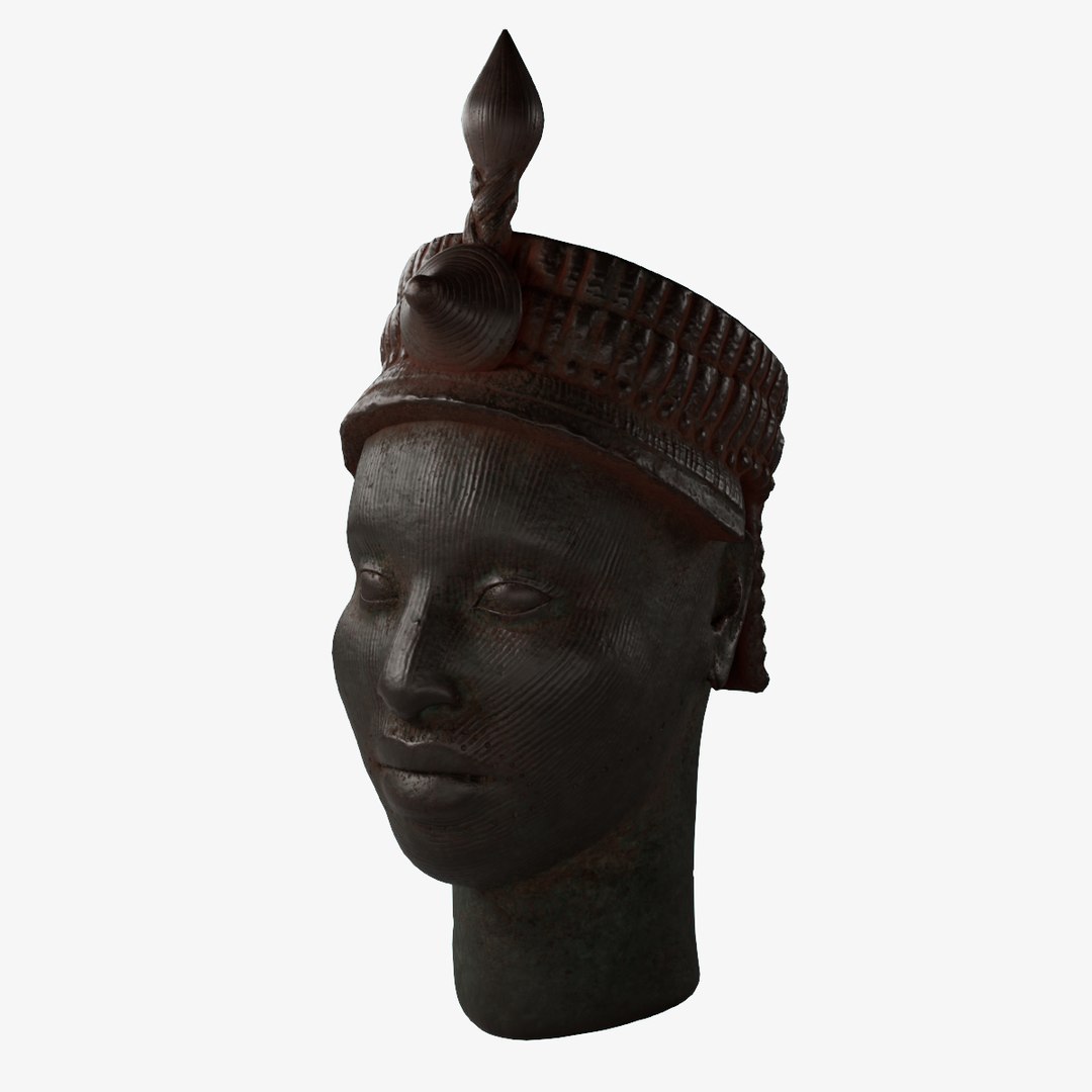 3D Ife Bronze Head model - TurboSquid 1956834