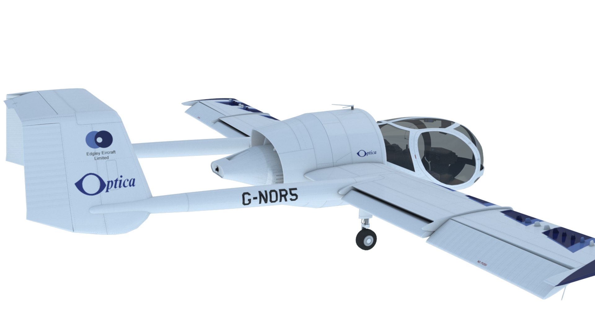 Edgley Optica Plane 3d Max