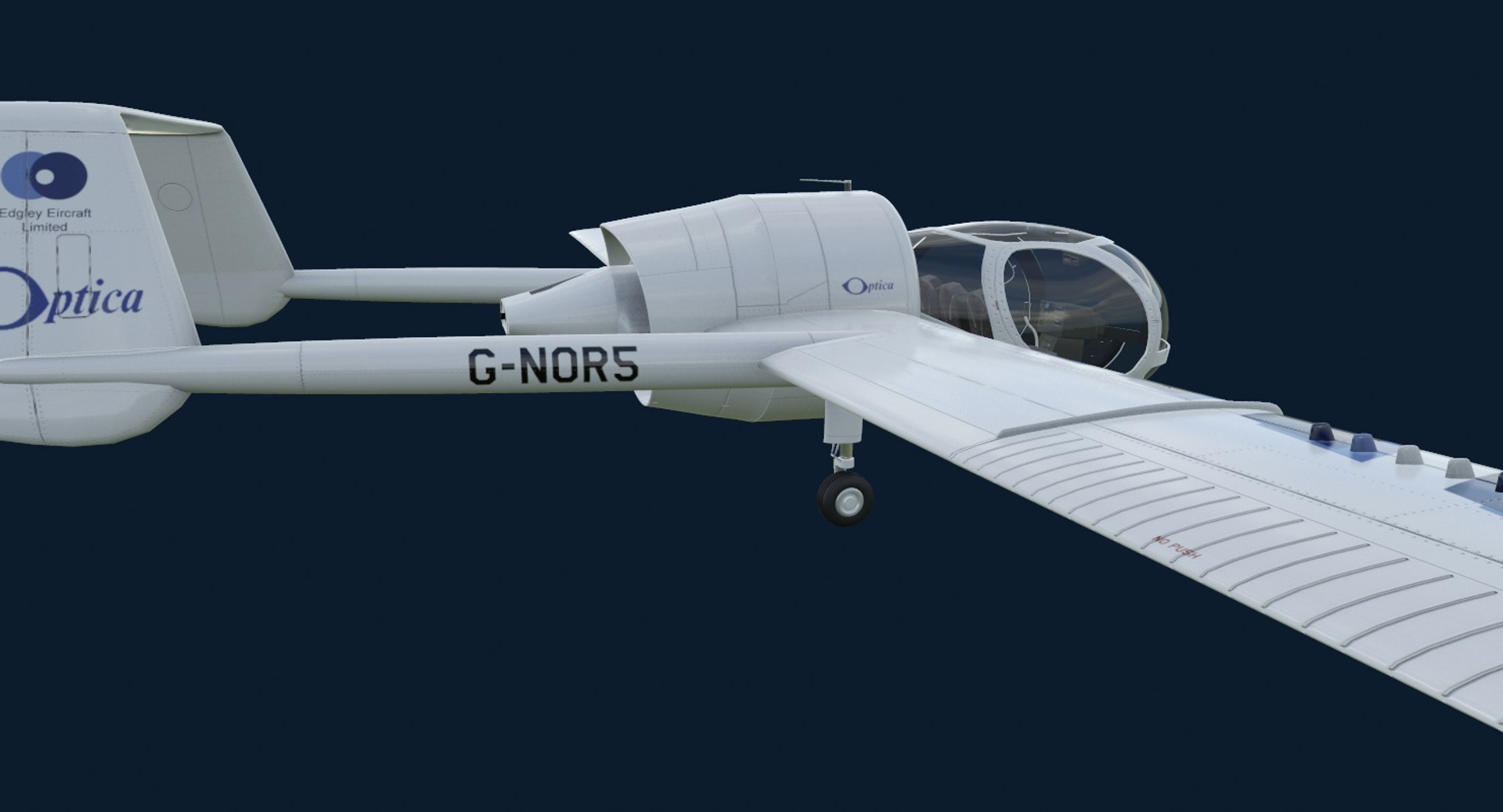 Edgley Optica Plane 3d Max