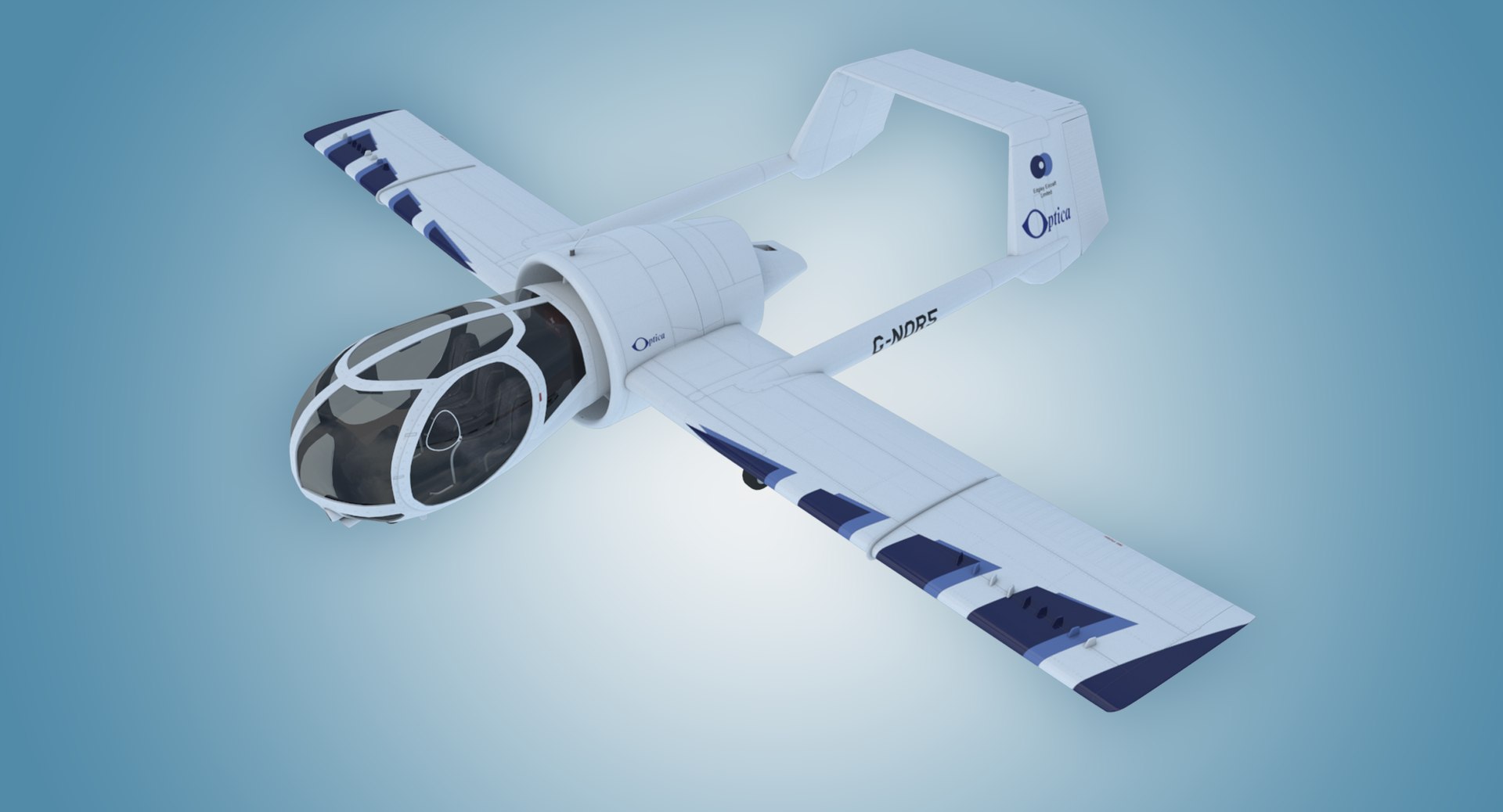 Edgley Optica Plane 3d Max