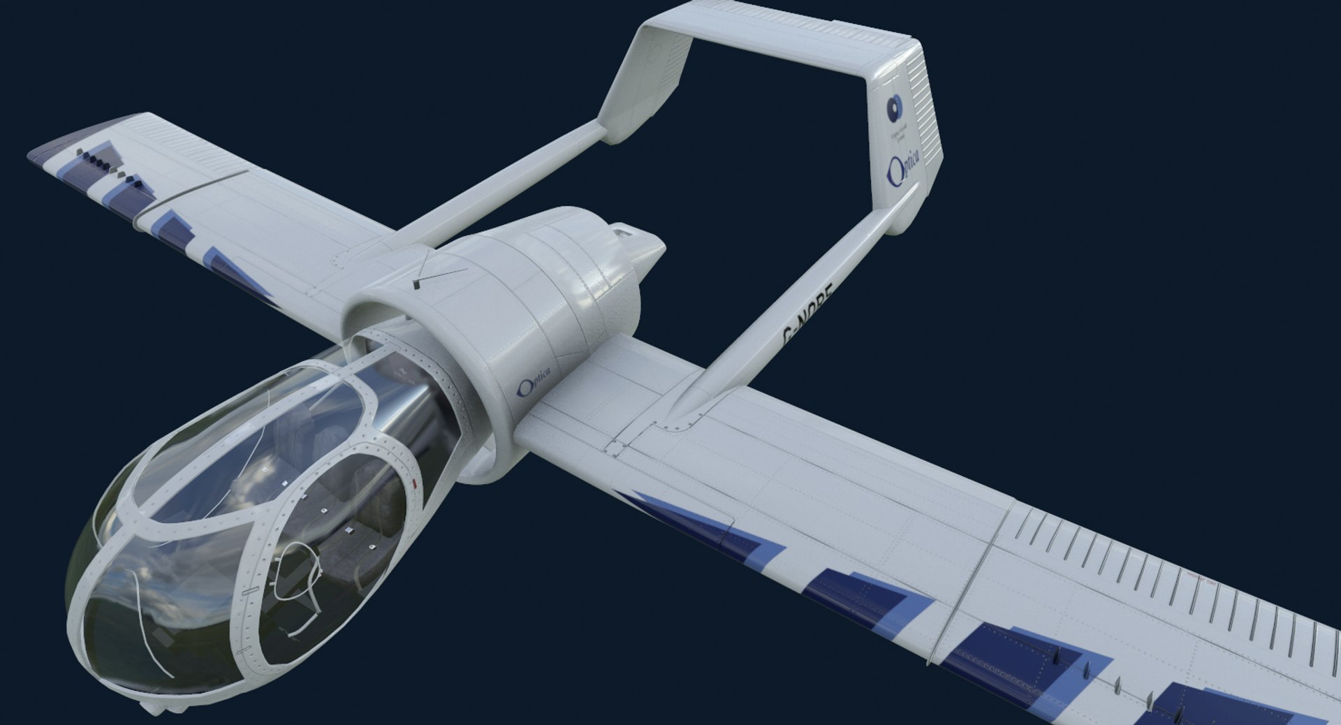 Edgley Optica Plane 3d Max