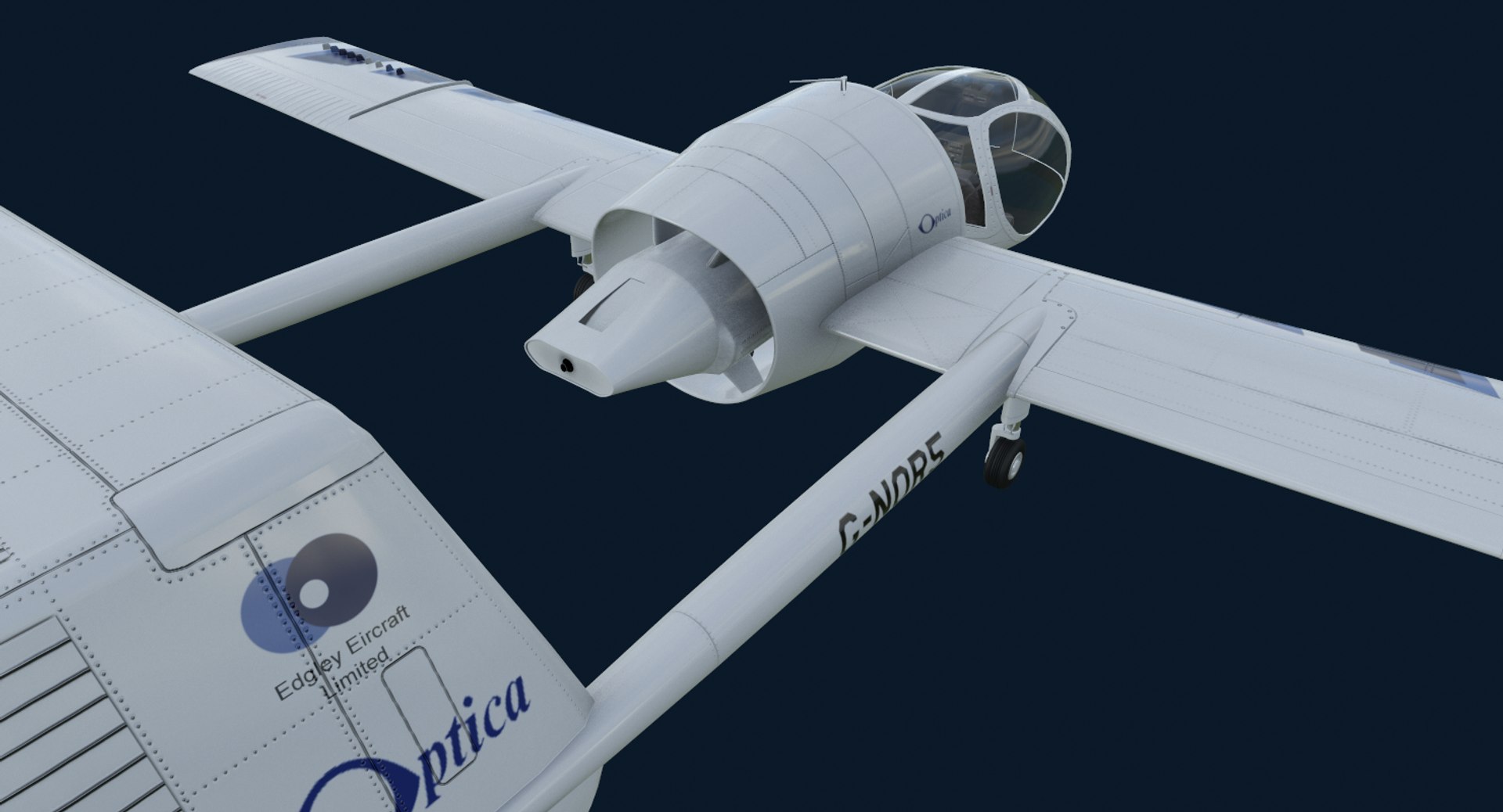 Edgley Optica Plane 3d Max