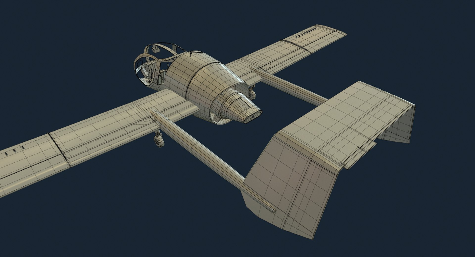 Edgley Optica Plane 3d Max