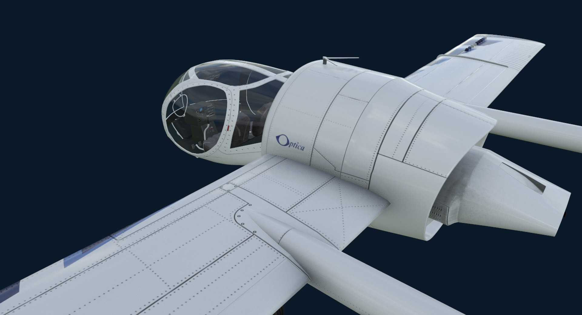 Edgley Optica Plane 3d Max