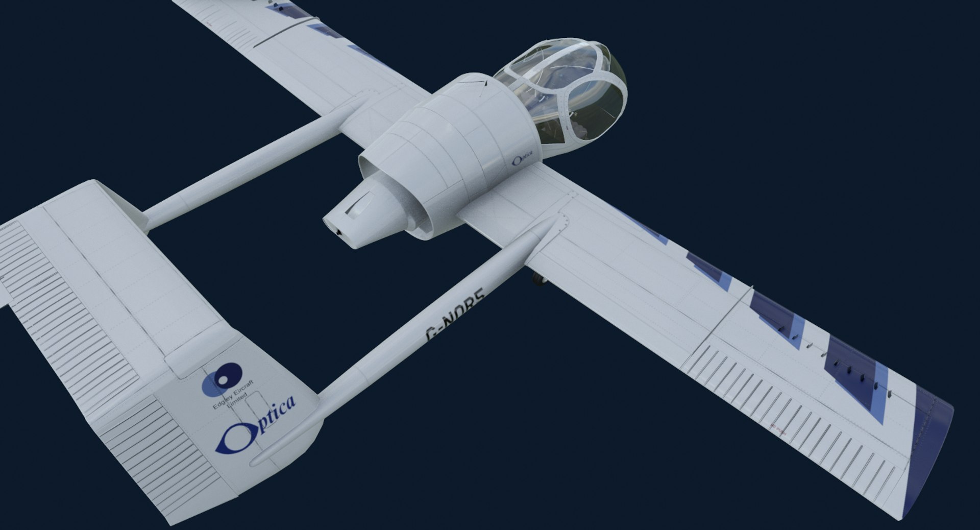 Edgley Optica Plane 3d Max