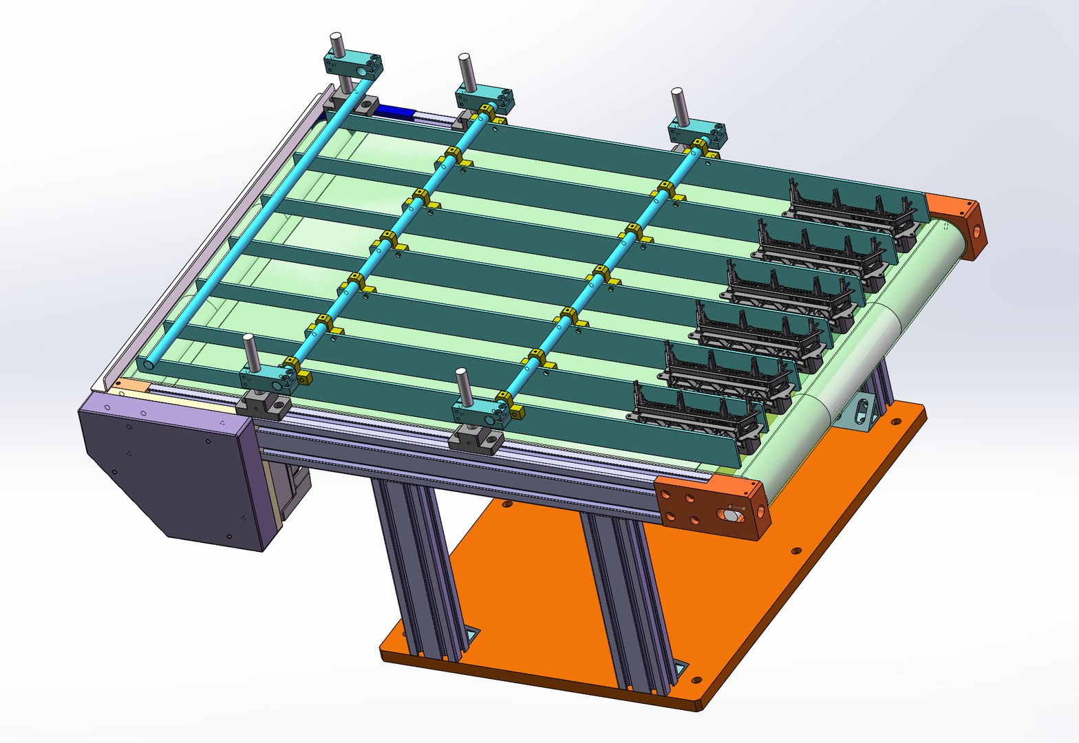 Split Belt Assembly Line 3D Model - TurboSquid 1539486