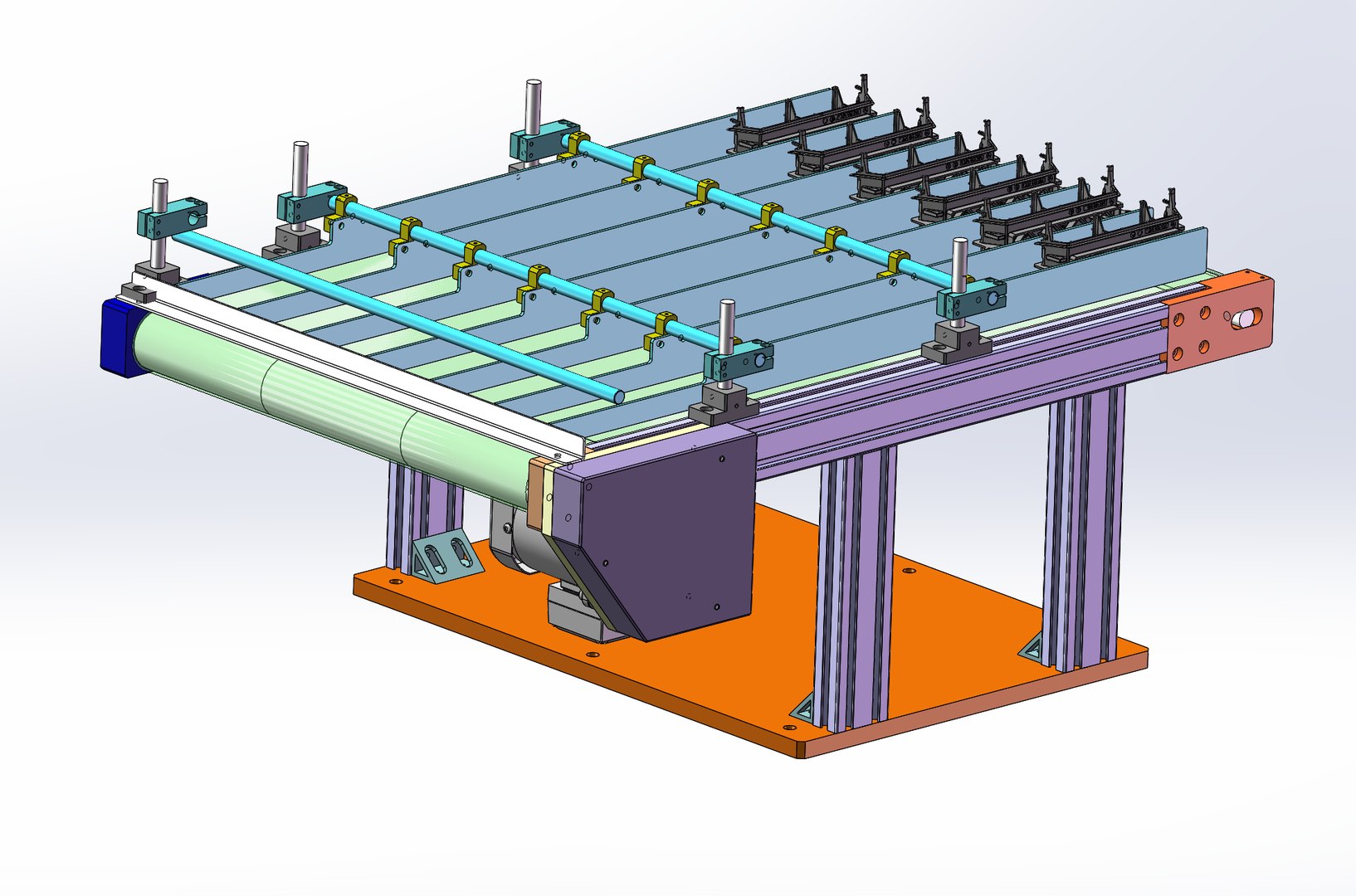 Split Belt Assembly Line 3D Model - TurboSquid 1539486