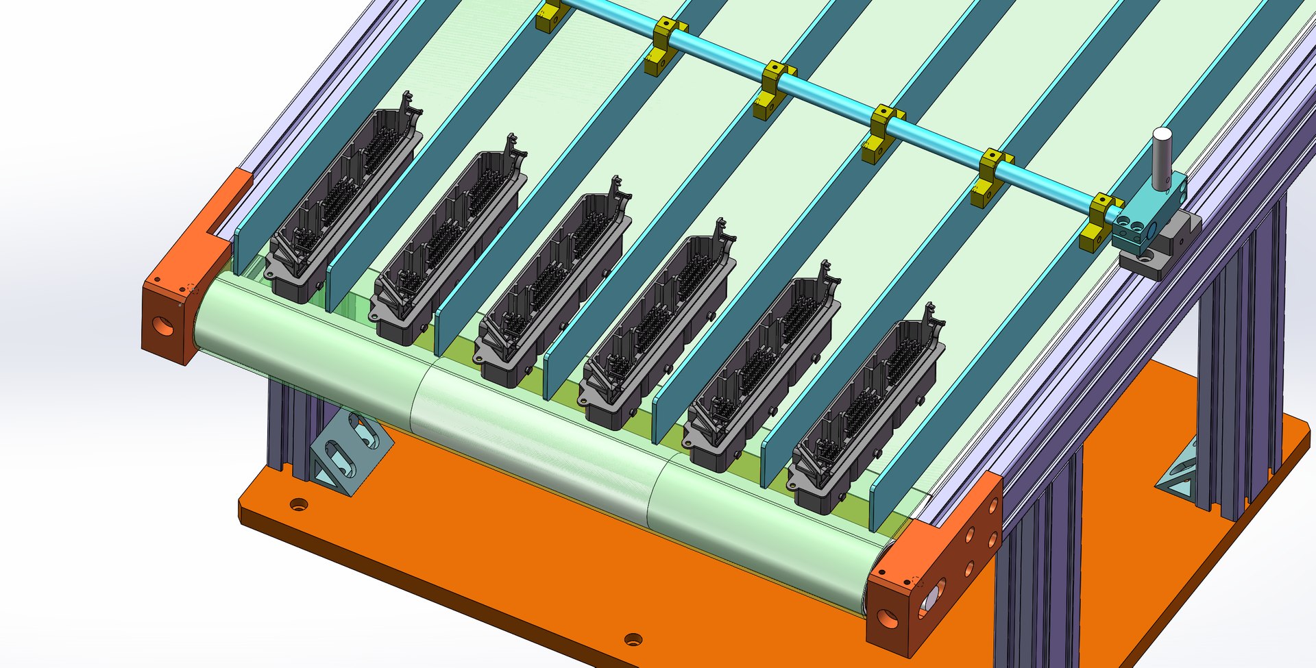 Split Belt Assembly Line 3D Model - TurboSquid 1539486