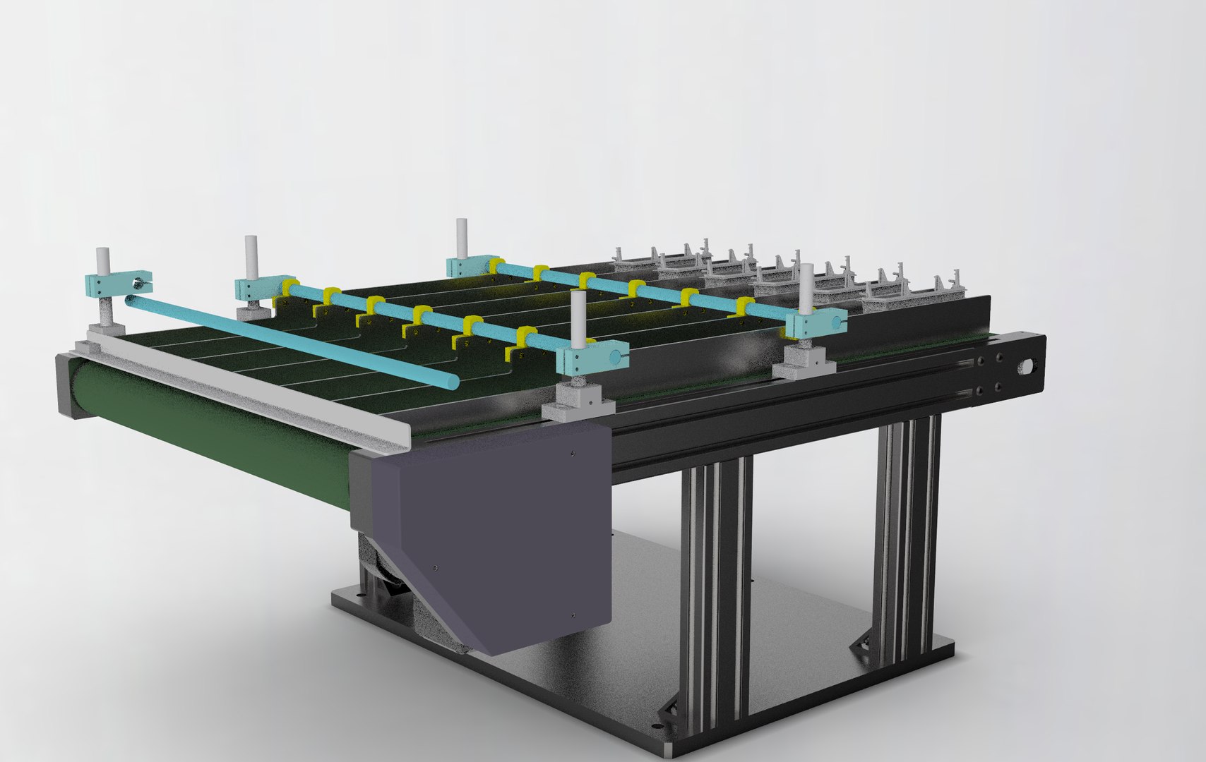 Split Belt Assembly Line 3D Model - TurboSquid 1539486