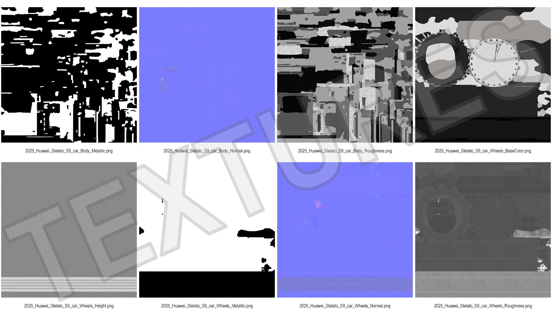 3D Model Huawey Stelato Car Wheel - TurboSquid 2374730