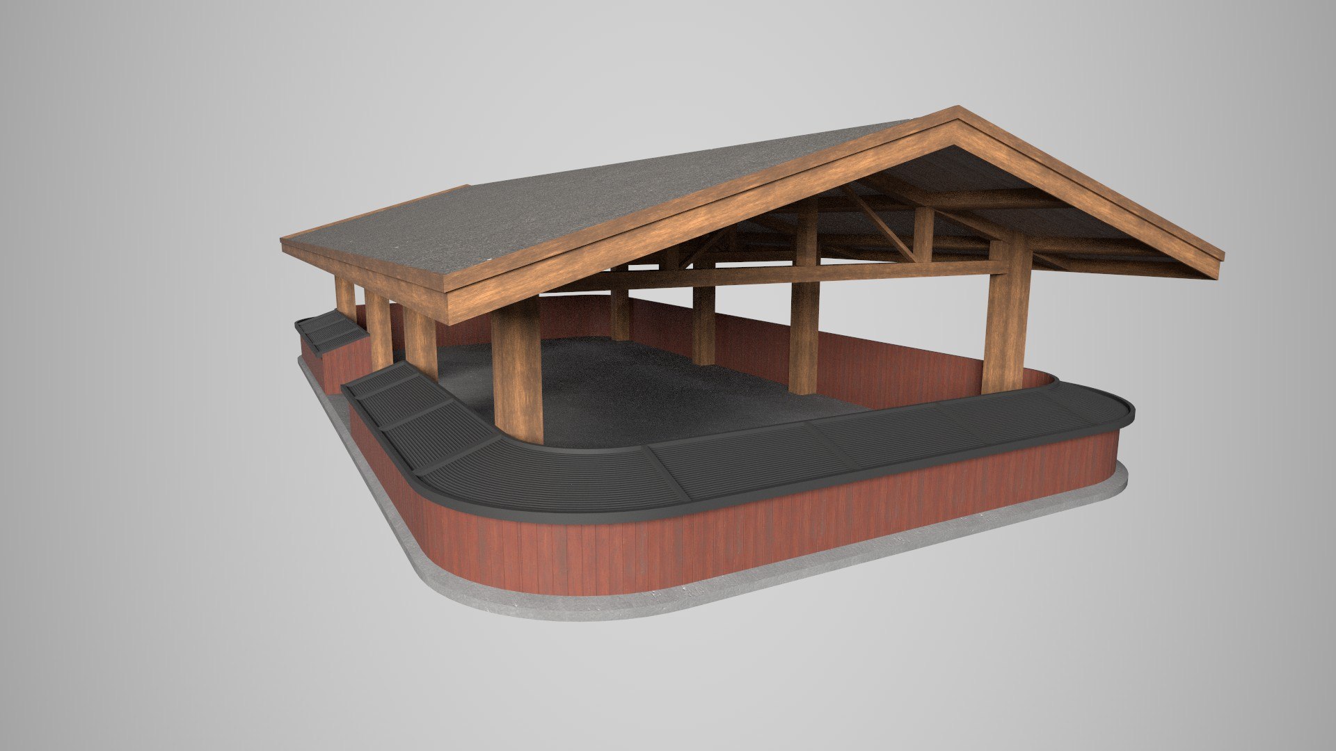 3D Market Stand - TurboSquid 2333490