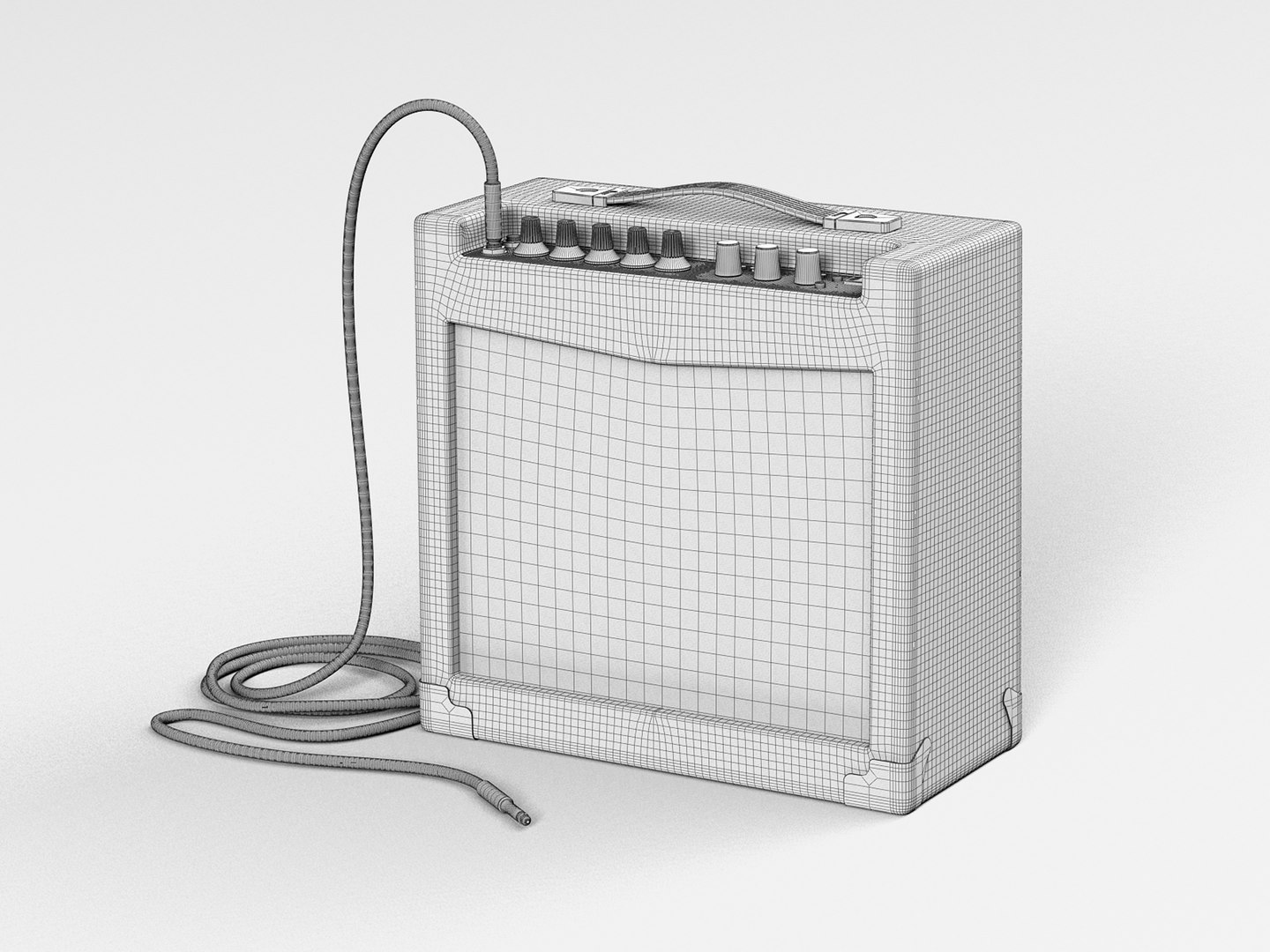 Guitar Electric Amplifier Model - TurboSquid 2104196