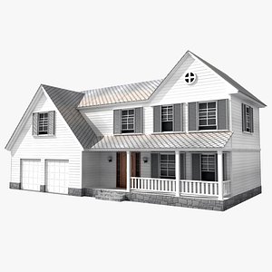 Ranch House 3D Models for Download | TurboSquid
