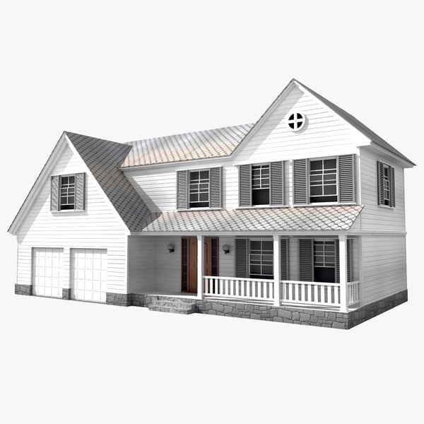 house american 3d max