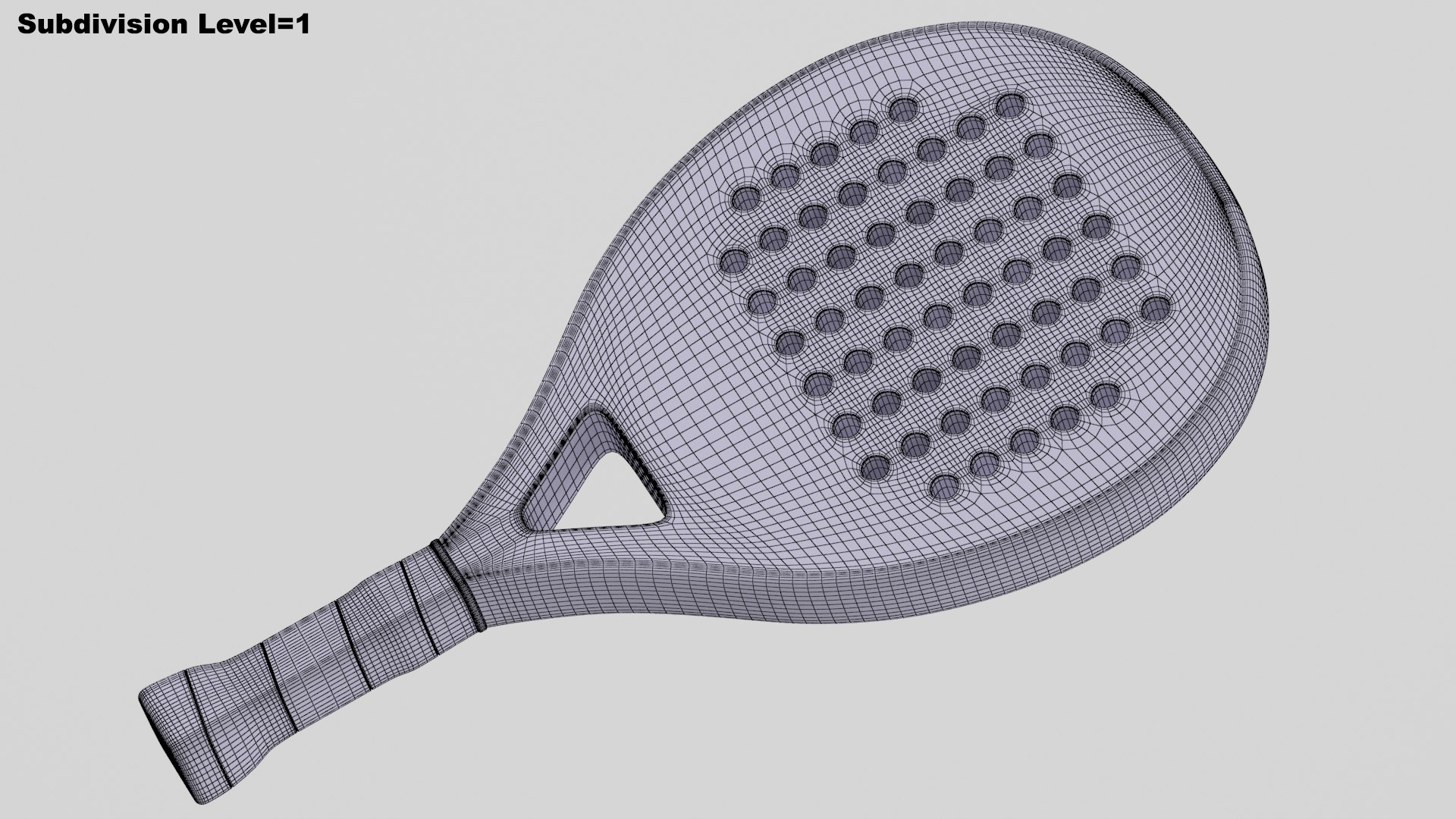 3D Model Padel Tennis Racquet 01 - TurboSquid 1921861