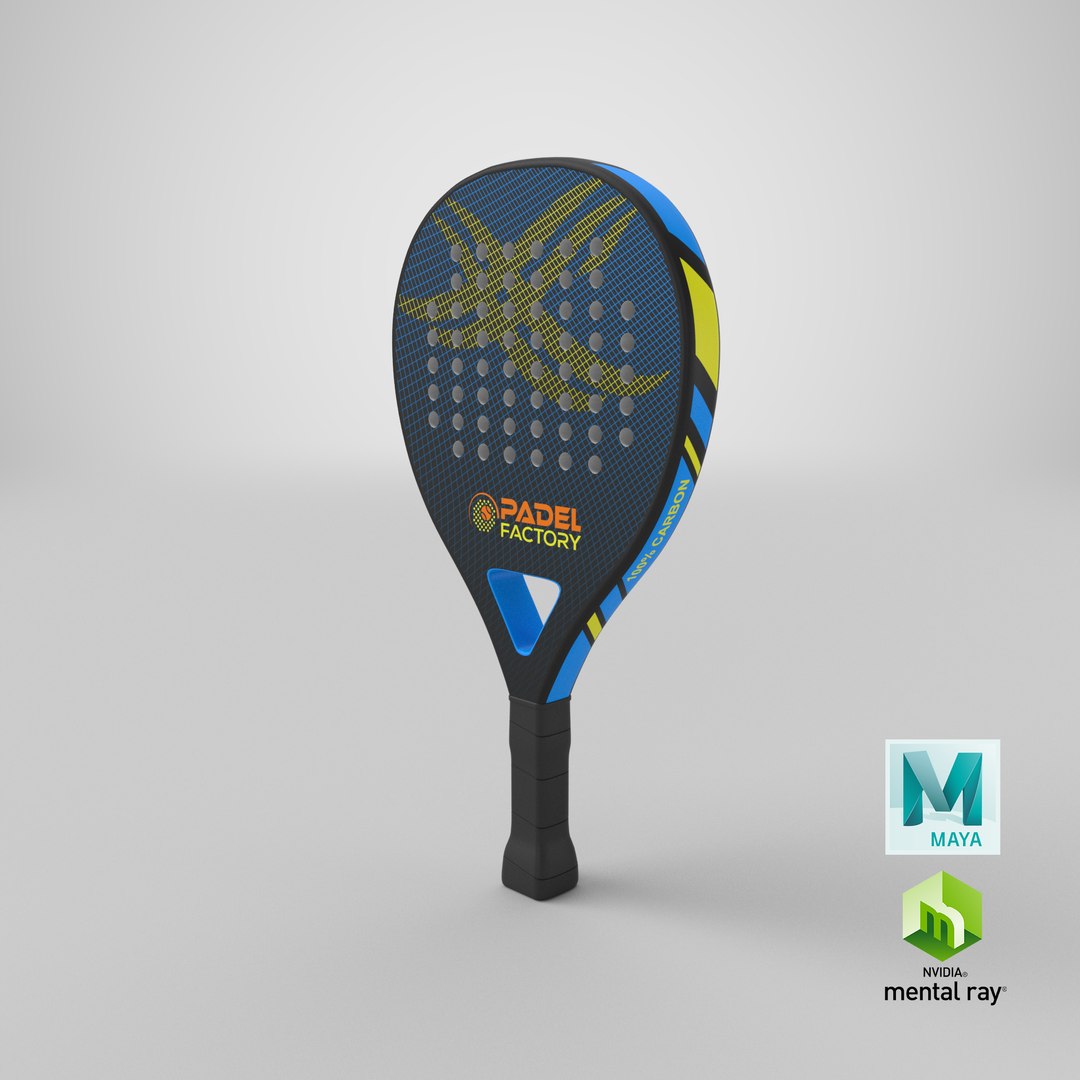 3D Model Padel Tennis Racquet 01 - TurboSquid 1921861