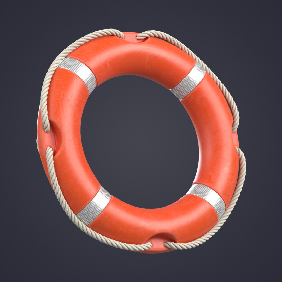 3D Lifebuoy Life Buoy Model - TurboSquid 1625292