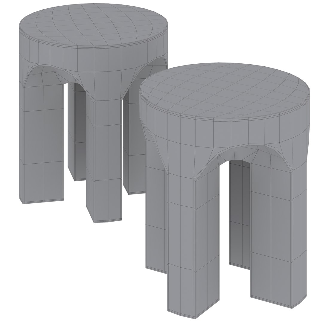 3D Jozi Round Side Table Model - TurboSquid 2370434