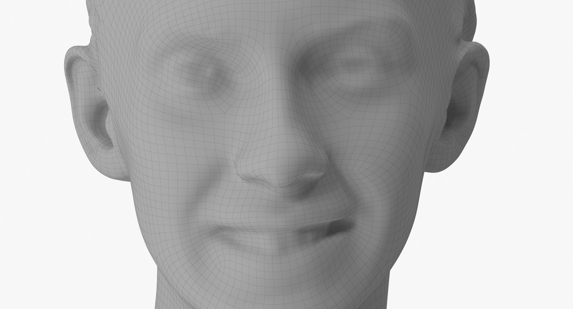 Athena human head smile 3D model - TurboSquid 1667332